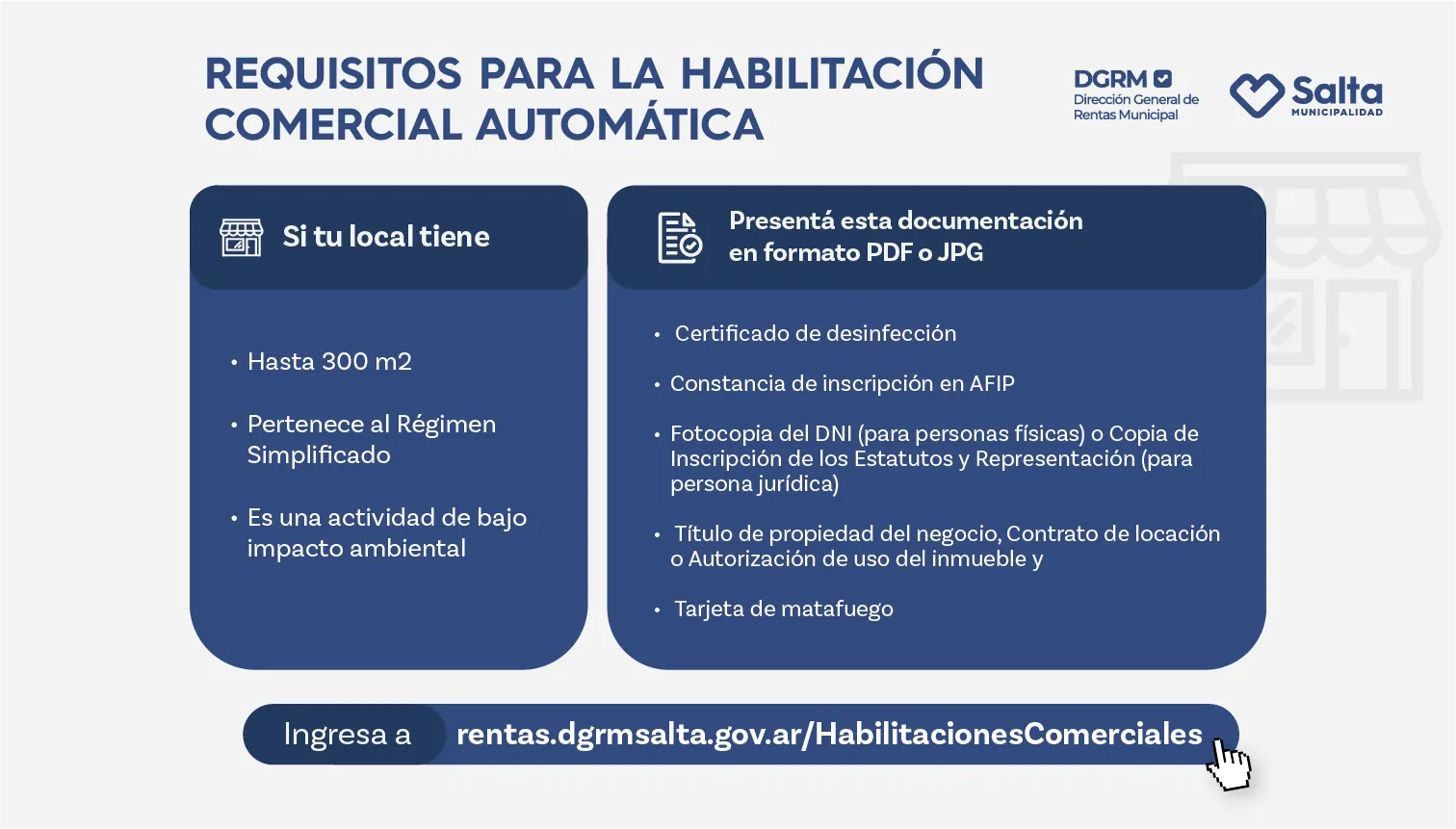 DGRM - Dirección General de Rentas Municipal